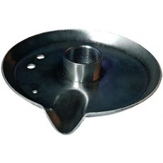 25mm Borehole base plates - galvanised steel | SuperPump Shop
